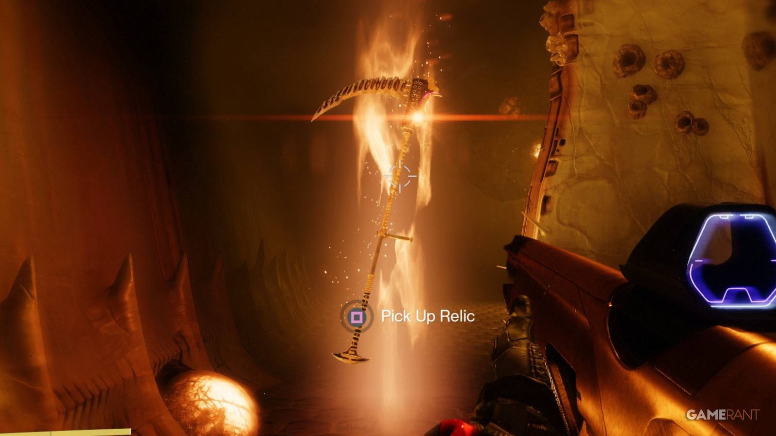 Solar Scythe Location in "The Ghosts" in Destiny 2