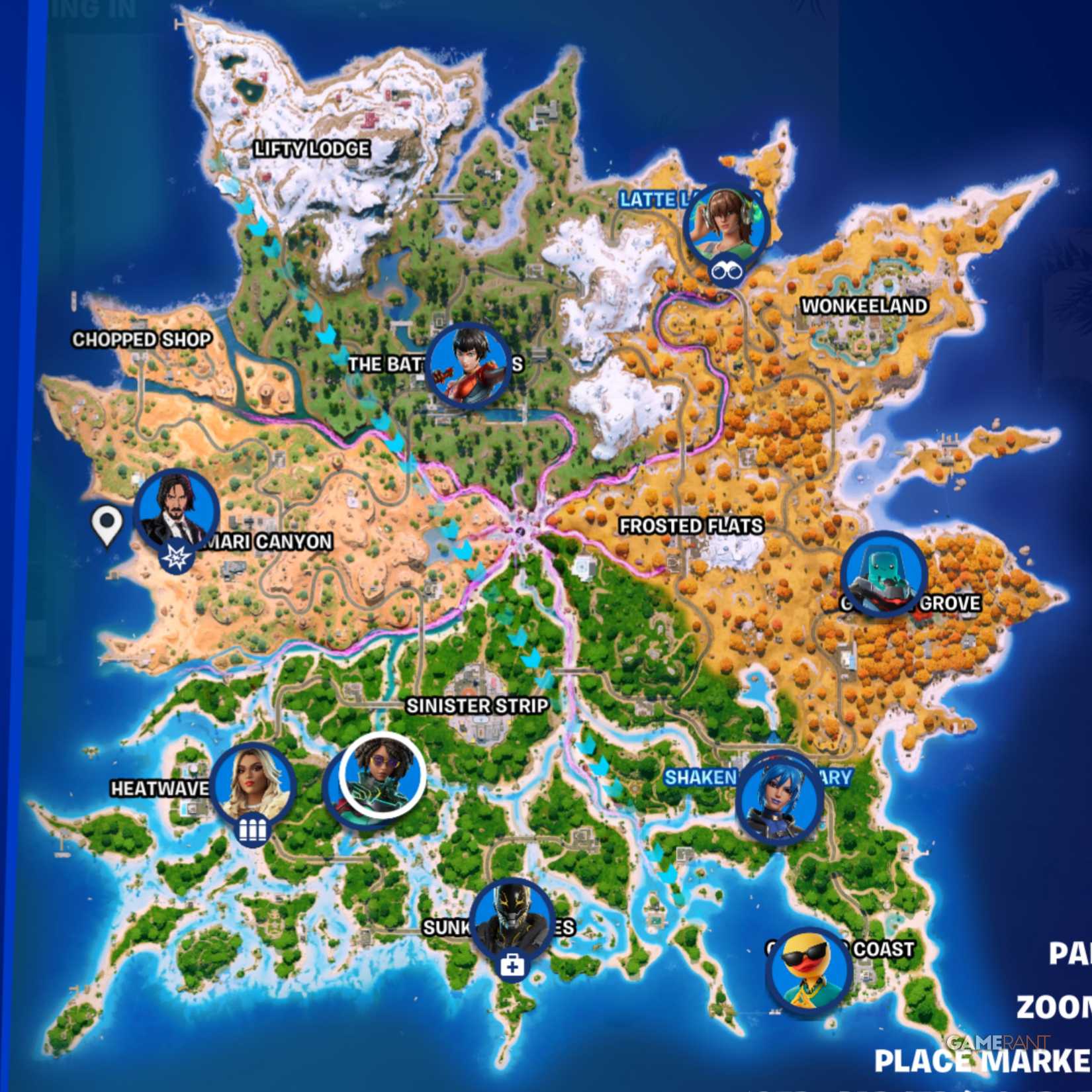 All Fortnite Character Locations (Chapter 7 Season 3)