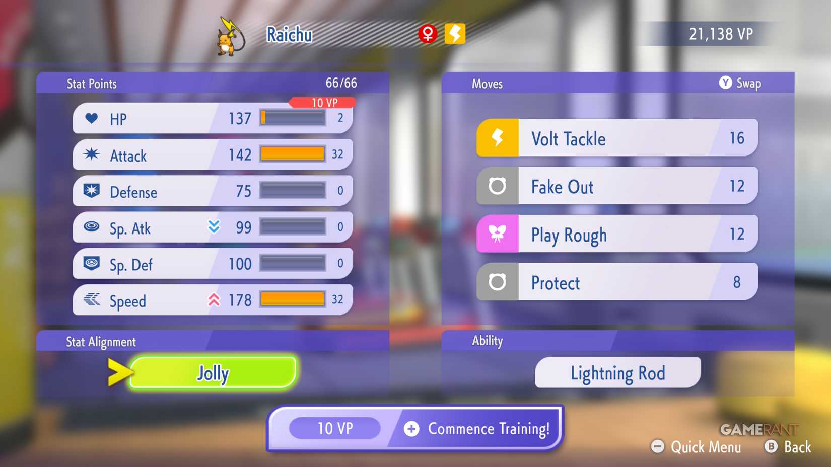 Mega Raichu X Build in Pokemon Champions