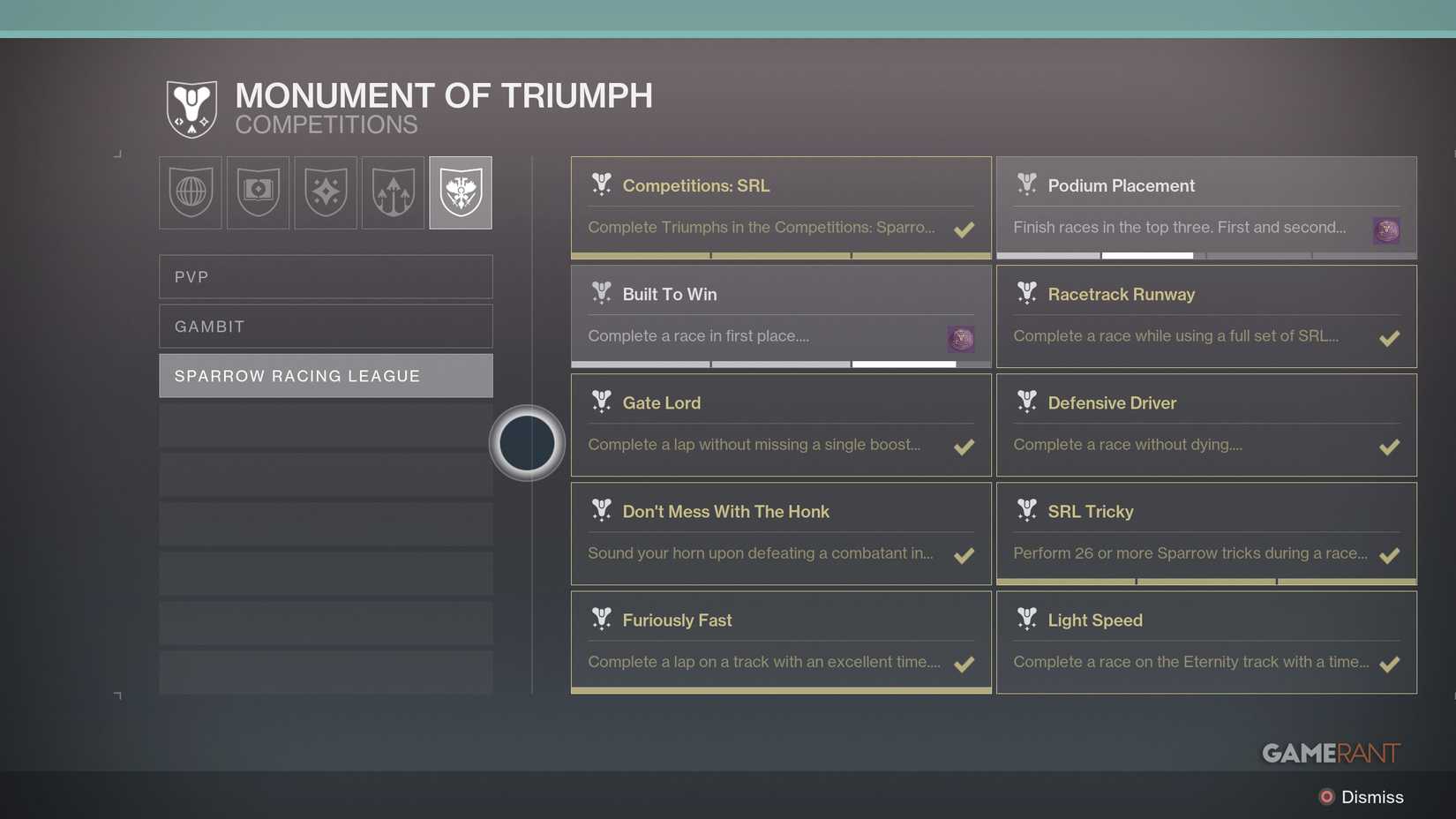 Destiny 2 - Sparrow Racing League Ultimate Guide