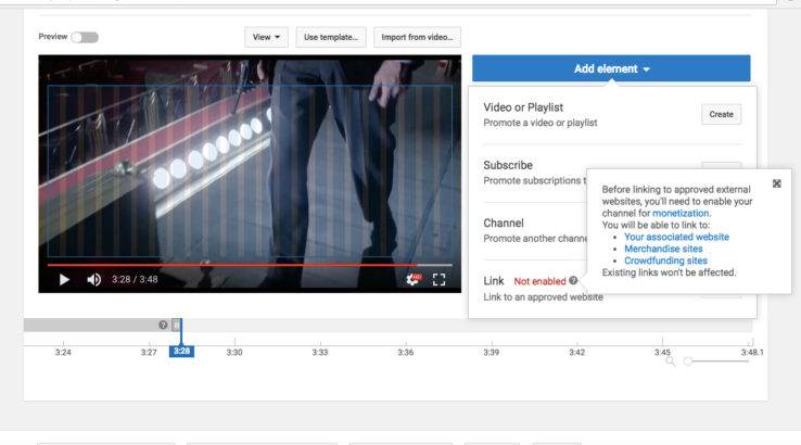 YouTube Limiting Ability to Promote External Pages [Updated]